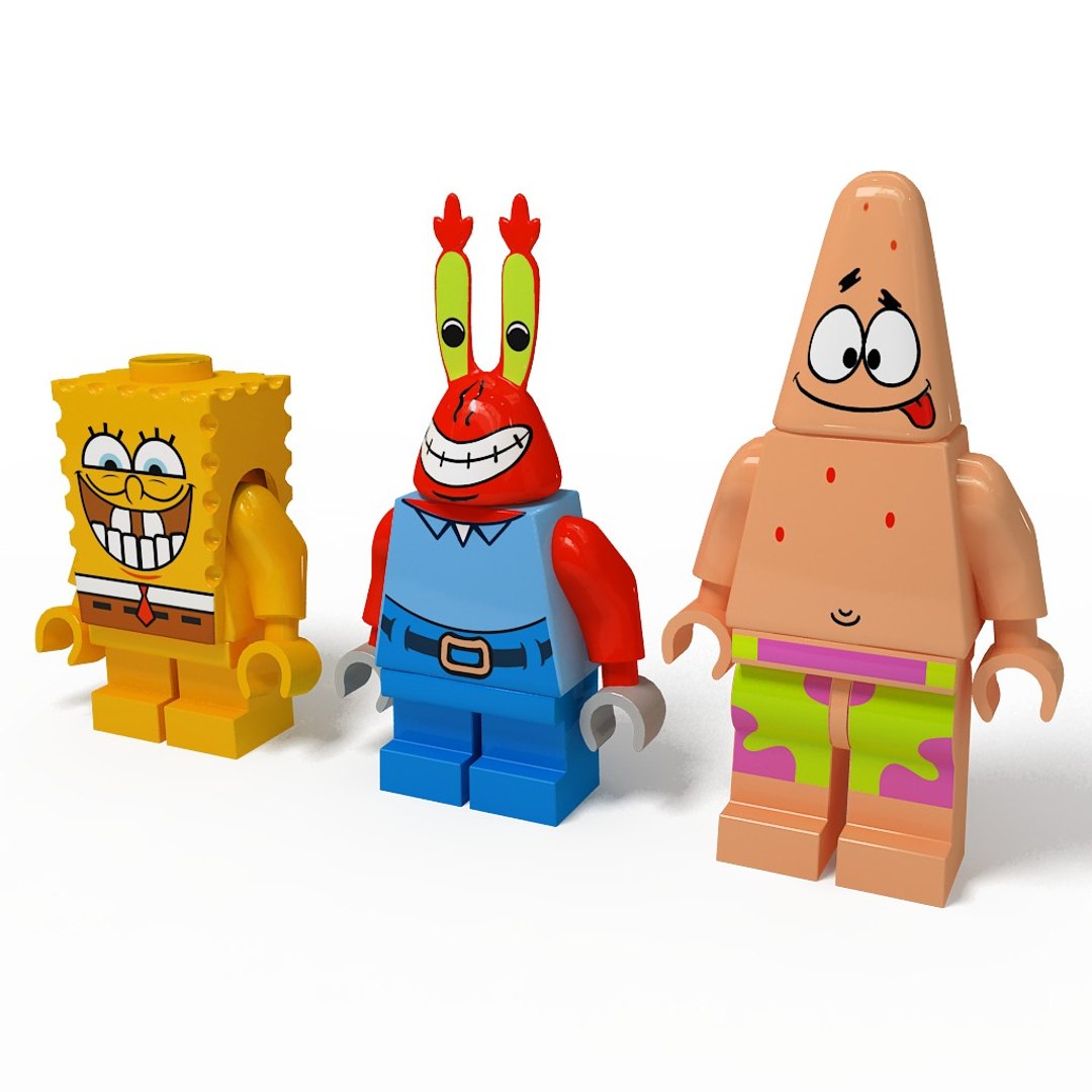 Maya Lego Man Sponge Bob