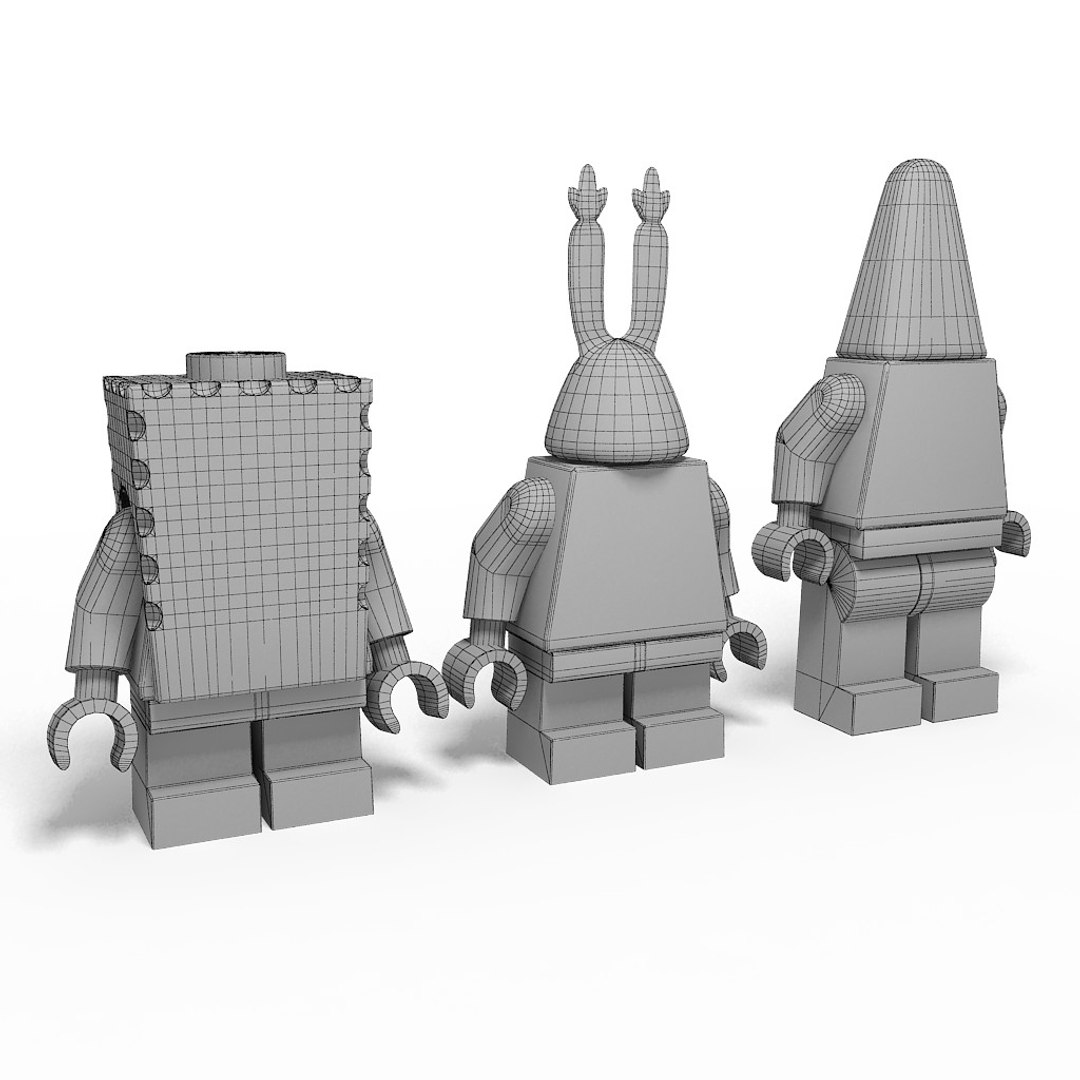Maya Lego Man Sponge Bob