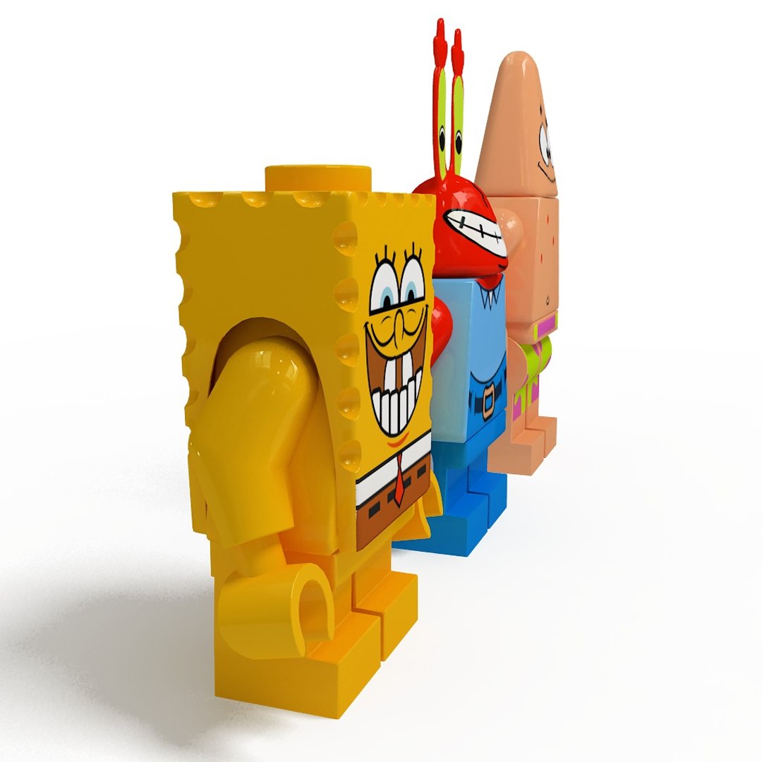 Maya Lego Man Sponge Bob
