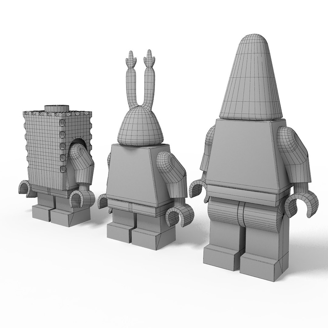 Maya Lego Man Sponge Bob
