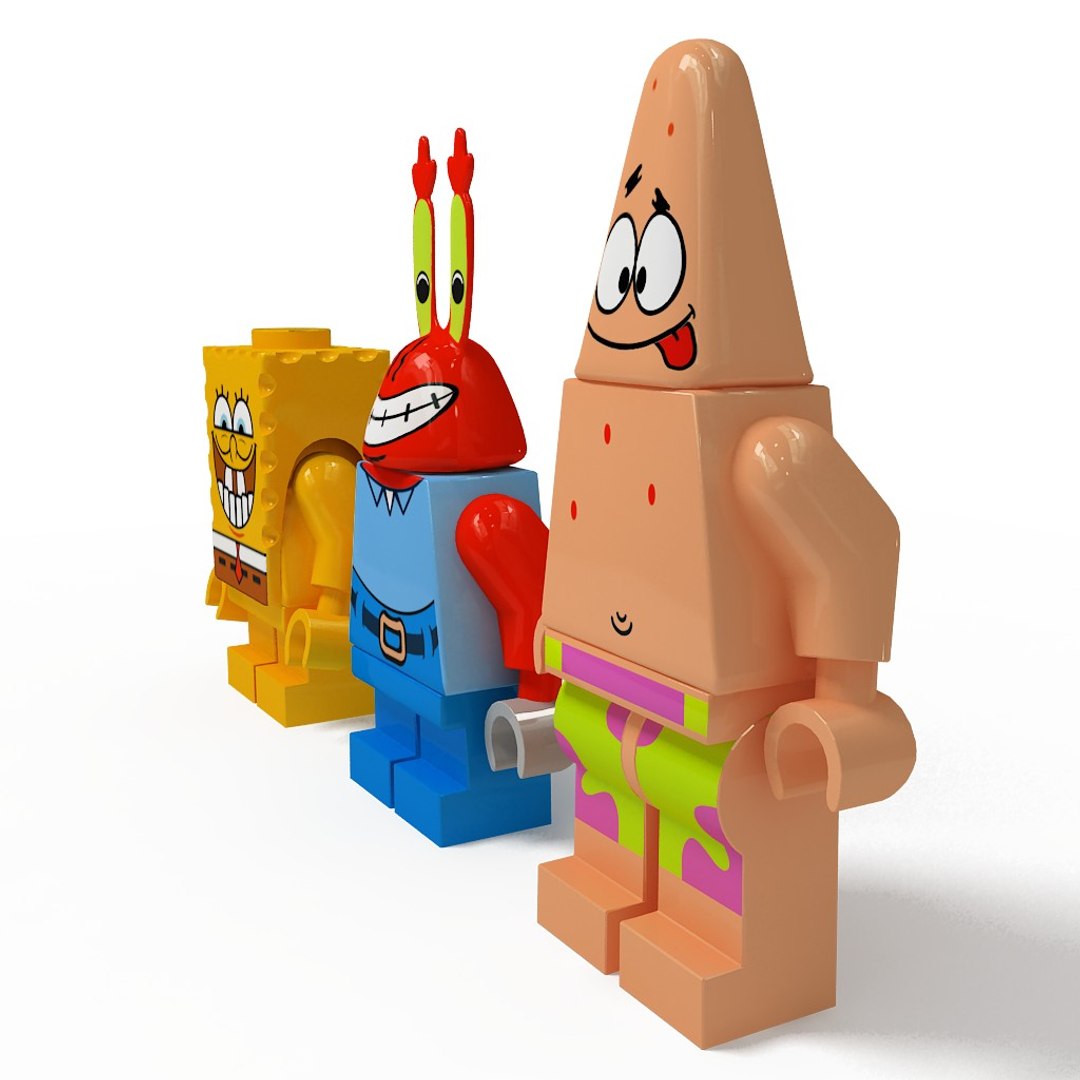 Maya Lego Man Sponge Bob