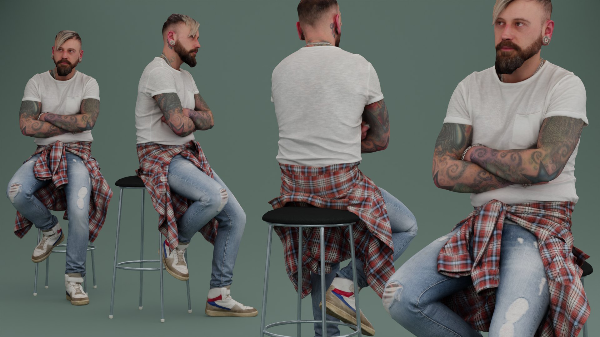 Relaxed Sneakerhead - Man With Casual Attitude 3D Model - TurboSquid ...