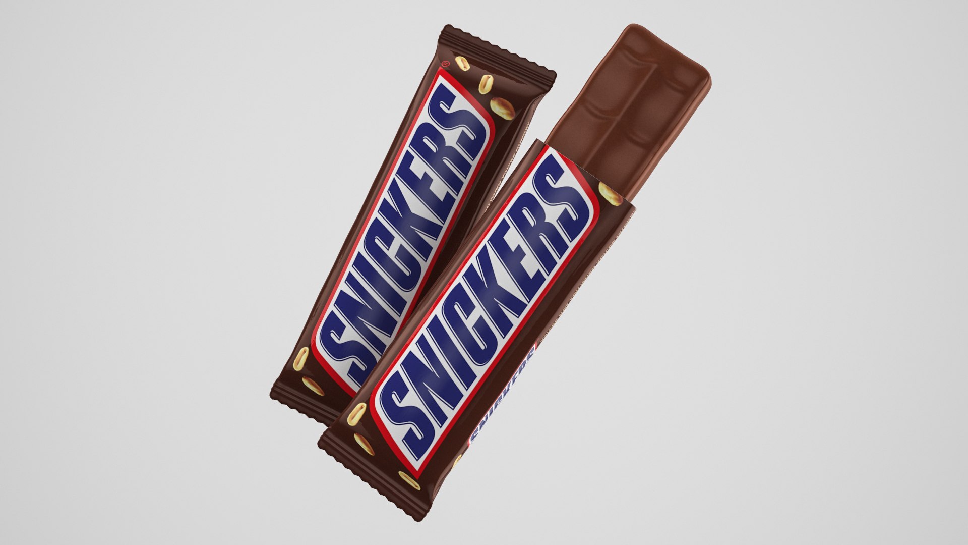 3D snickers twix bounty - TurboSquid 1674437