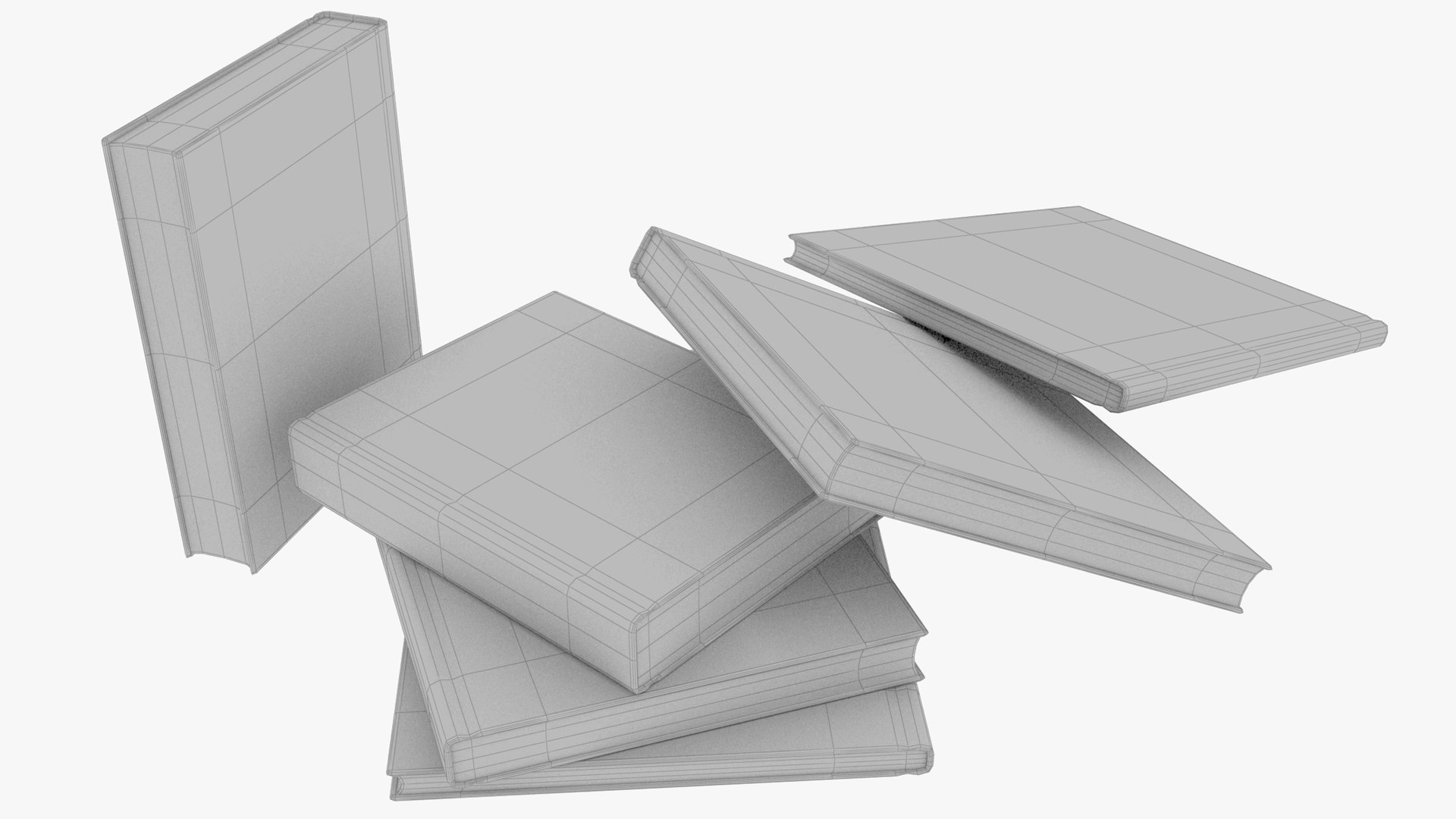 Books Heap Mapping Model - TurboSquid 1459275
