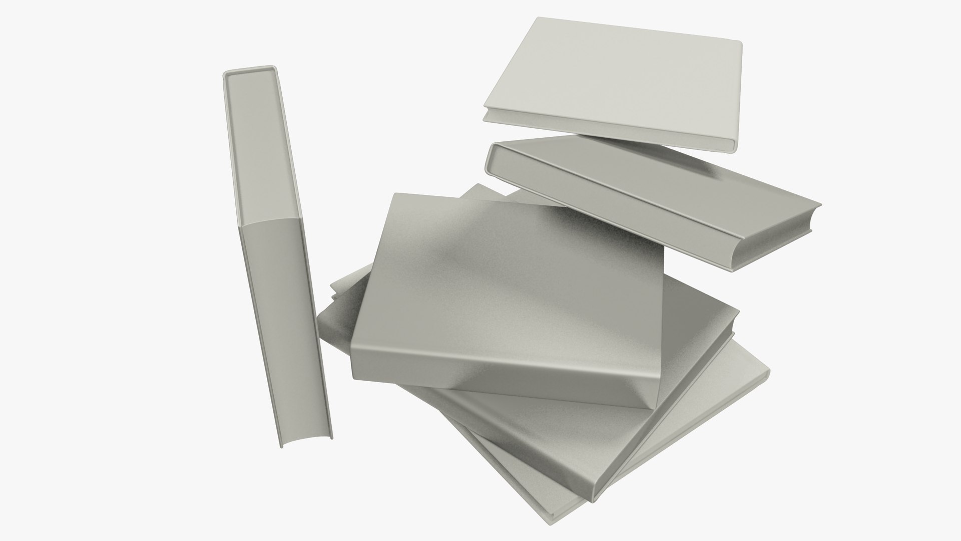 Books Heap Mapping Model - TurboSquid 1459275