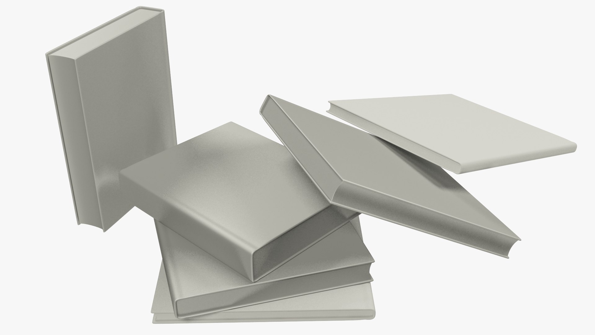 Books Heap Mapping Model - TurboSquid 1459275