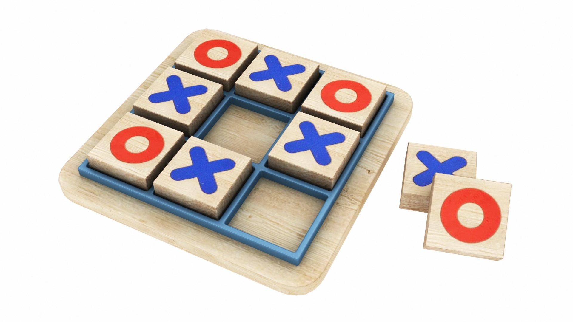 Tic tac toe 3D - TurboSquid 1535805