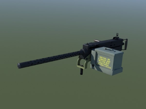 Modern 50 Caliber Machine Gun