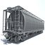 3d Model Railway Grain Car Cargo Train
