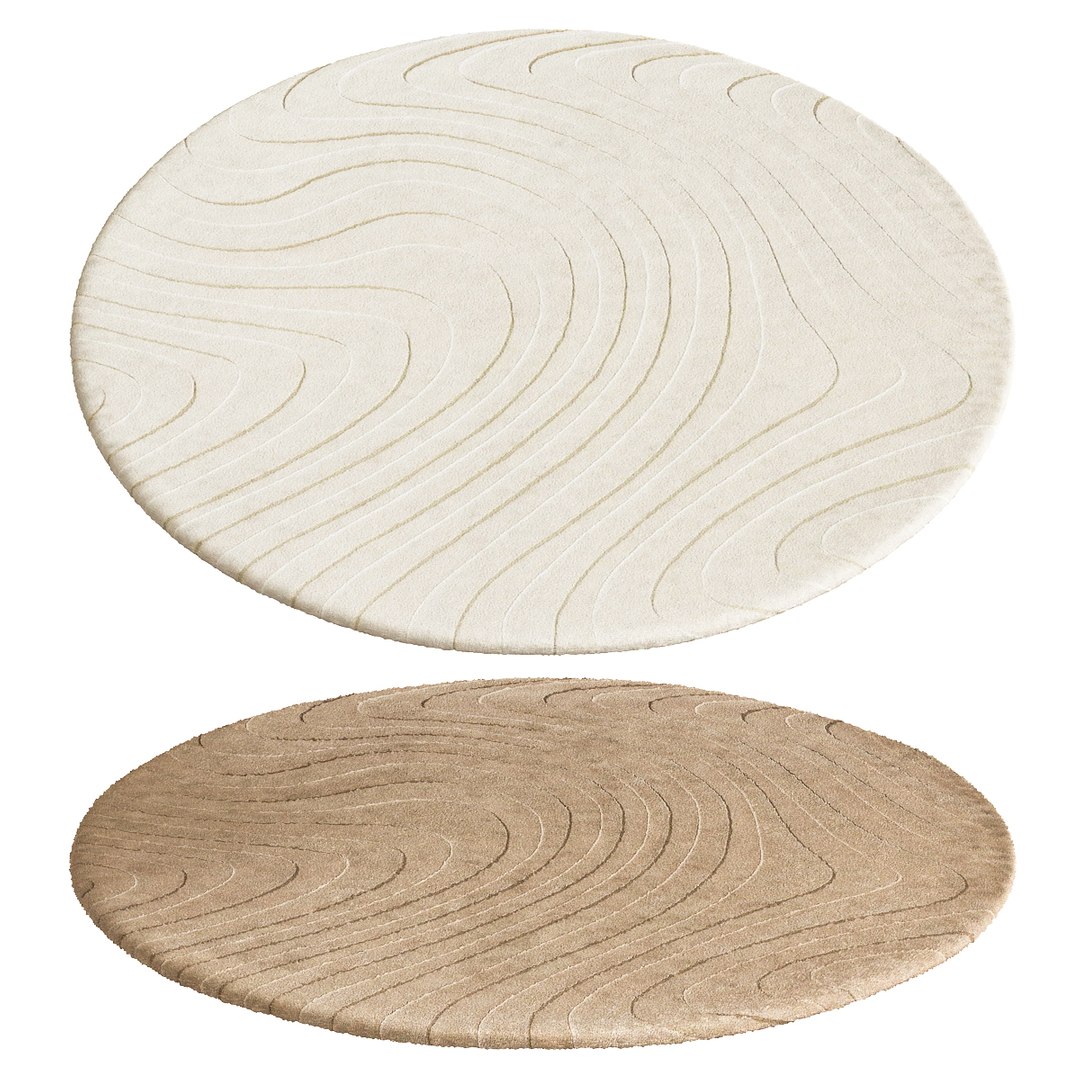 Wool Rug Magma Cream 3D Model - TurboSquid 2264946