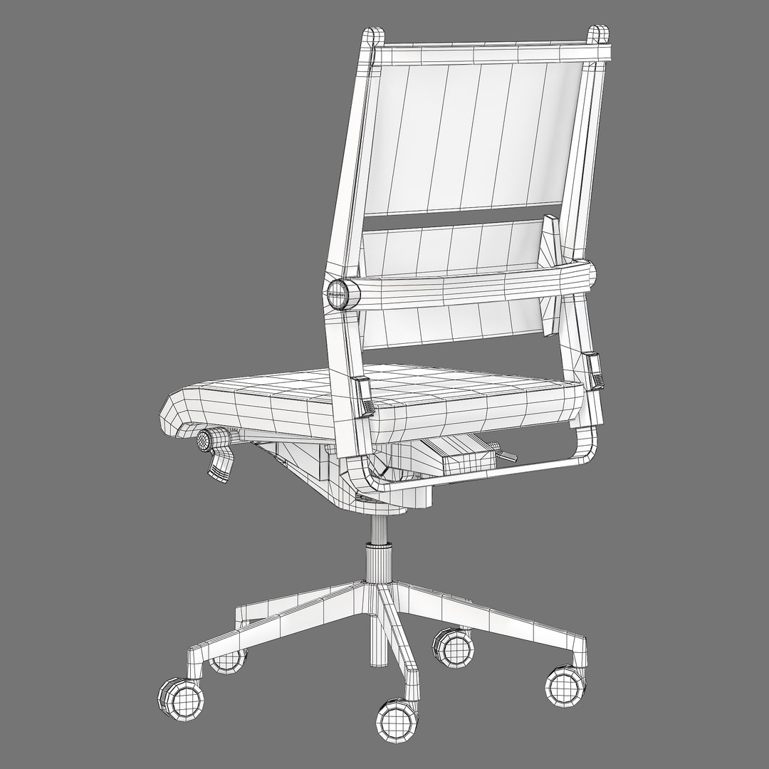 3D Dauphin Lordo Office Chair Model - TurboSquid 1951616