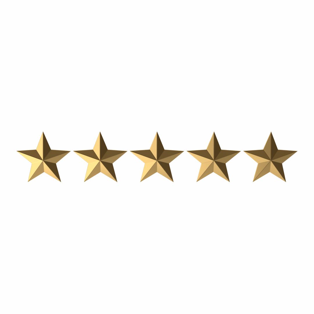 Gold Stars Collection 3D Model - TurboSquid 2121695