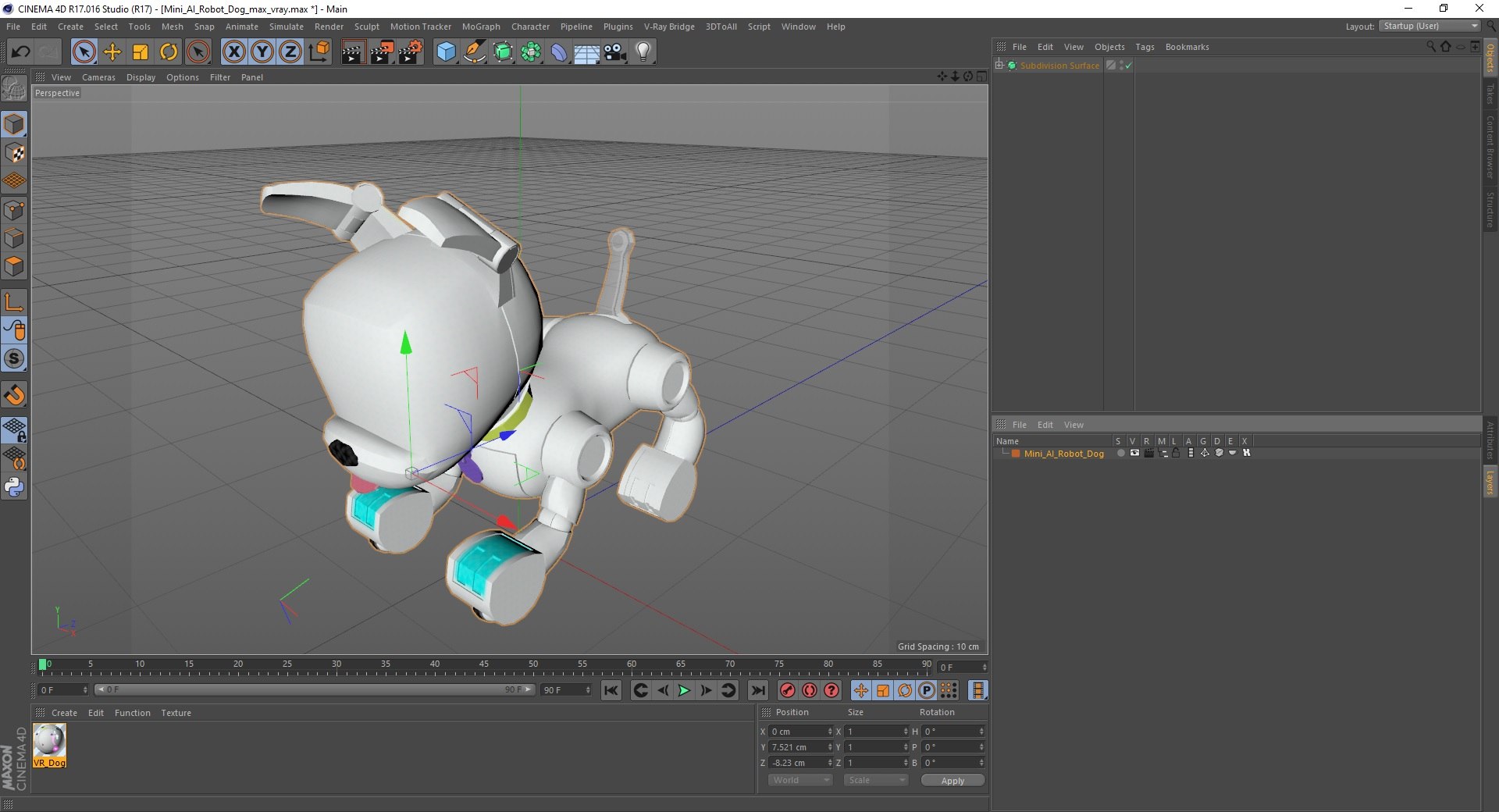 3D Mini AI Robot Dog Model - TurboSquid 2071248