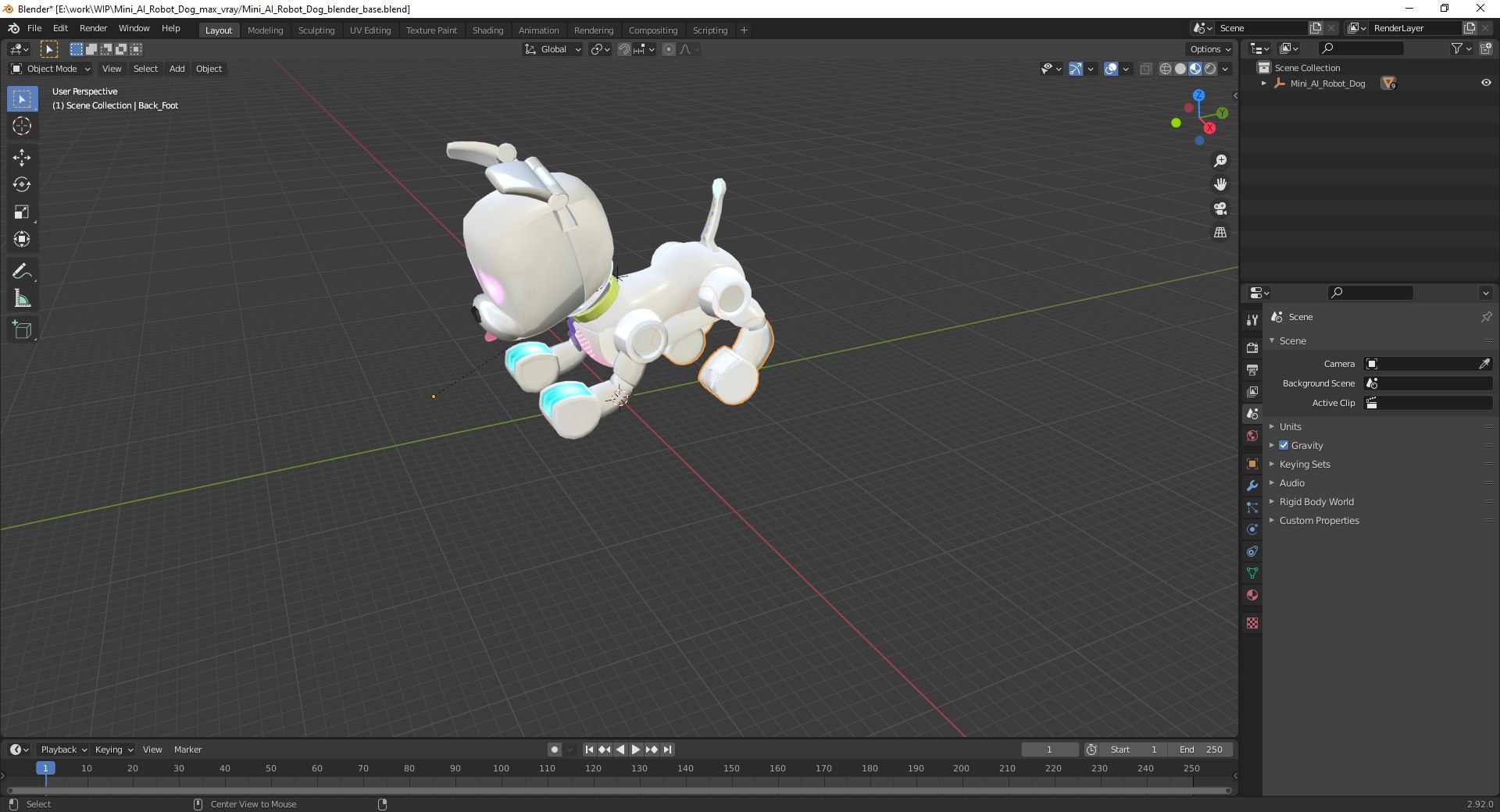 3D Mini AI Robot Dog Model - TurboSquid 2071248