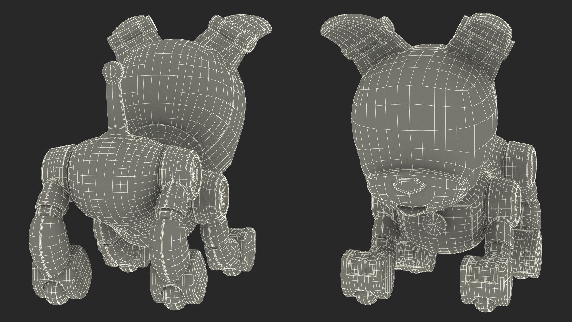 3D Mini AI Robot Dog model - TurboSquid 2071248