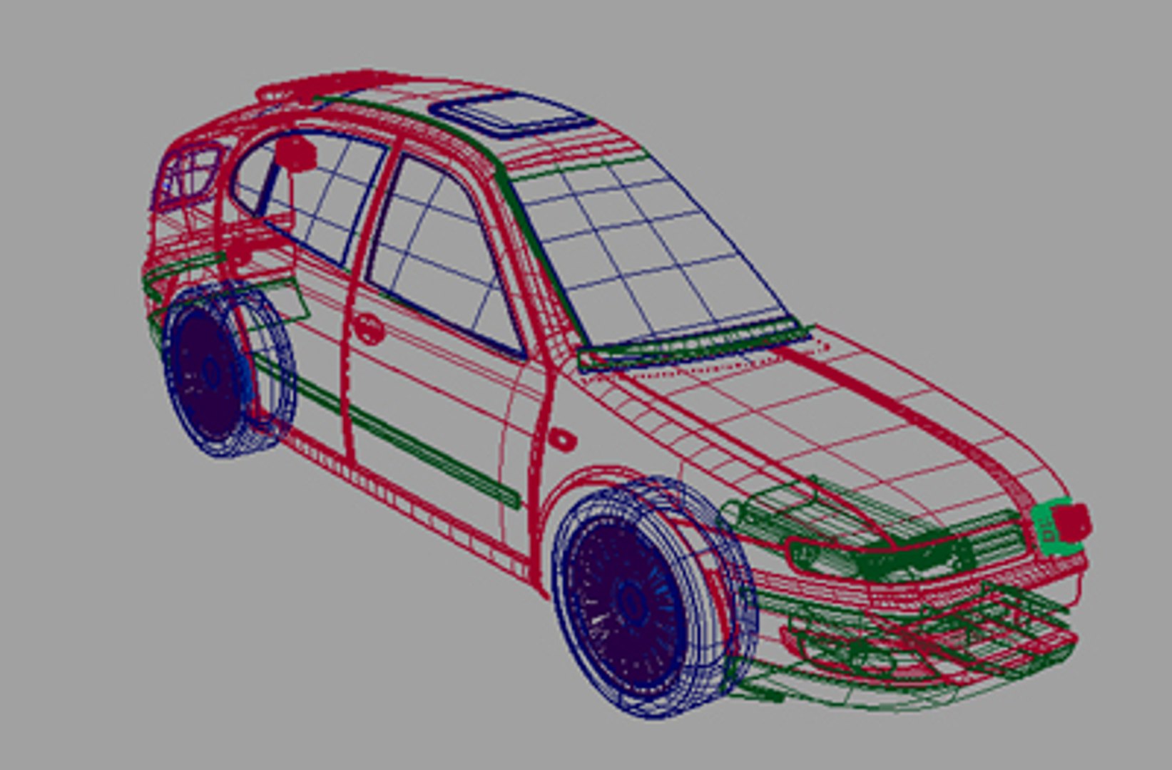 Modelled Alias Iges 3d Model