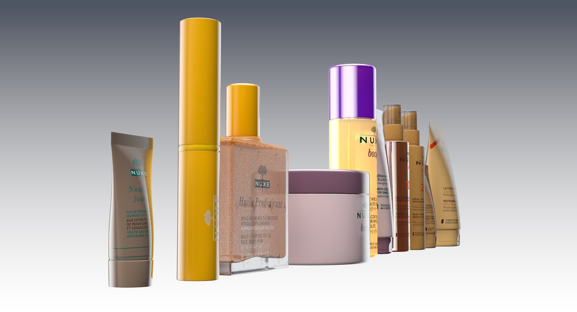 cosmetics 3d model