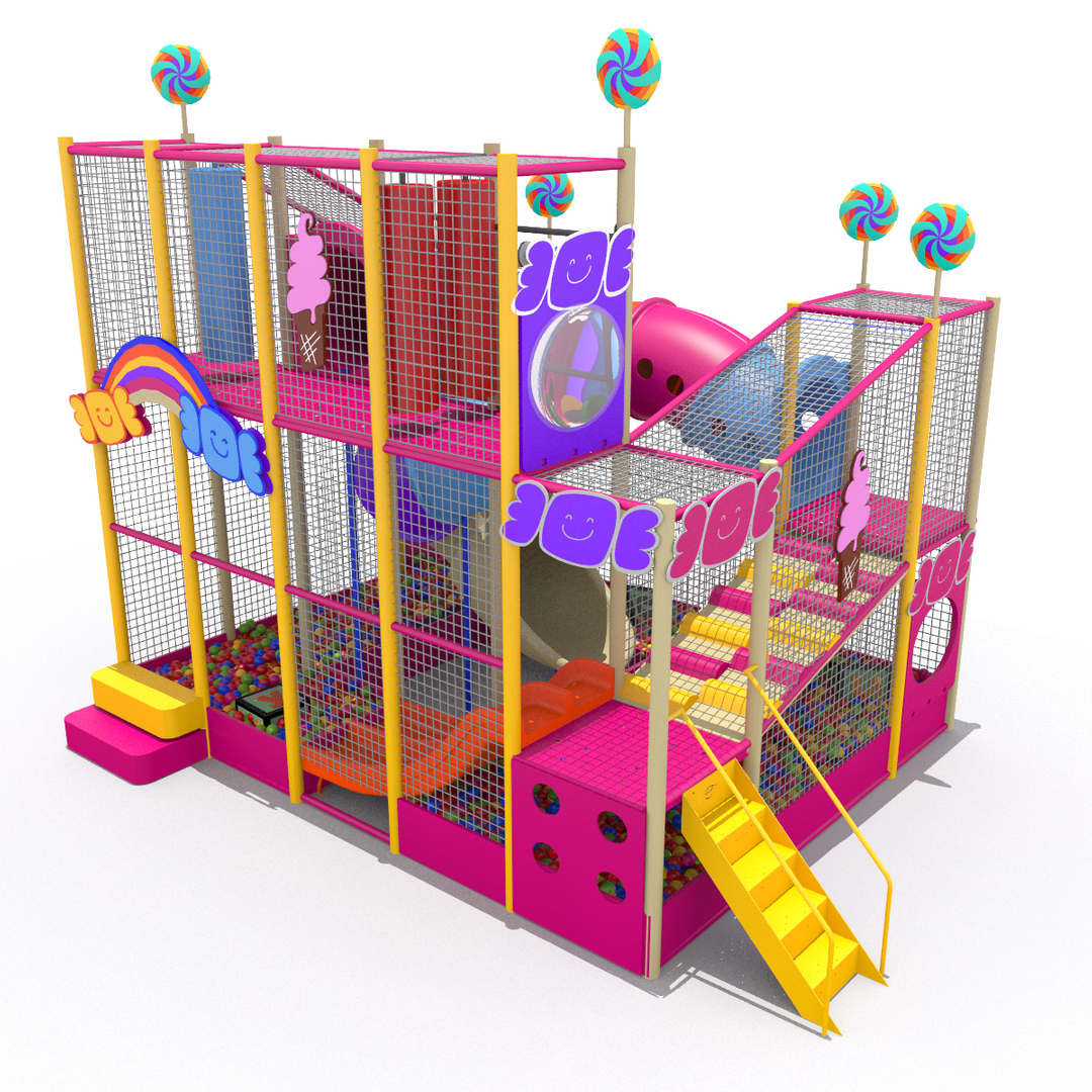 3D Indoor Playground model - TurboSquid 1761379