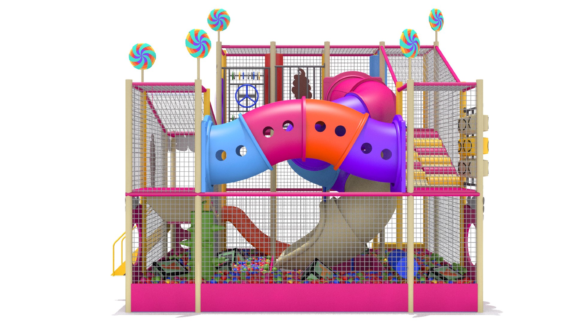 3D Indoor Playground Model - TurboSquid 1761379