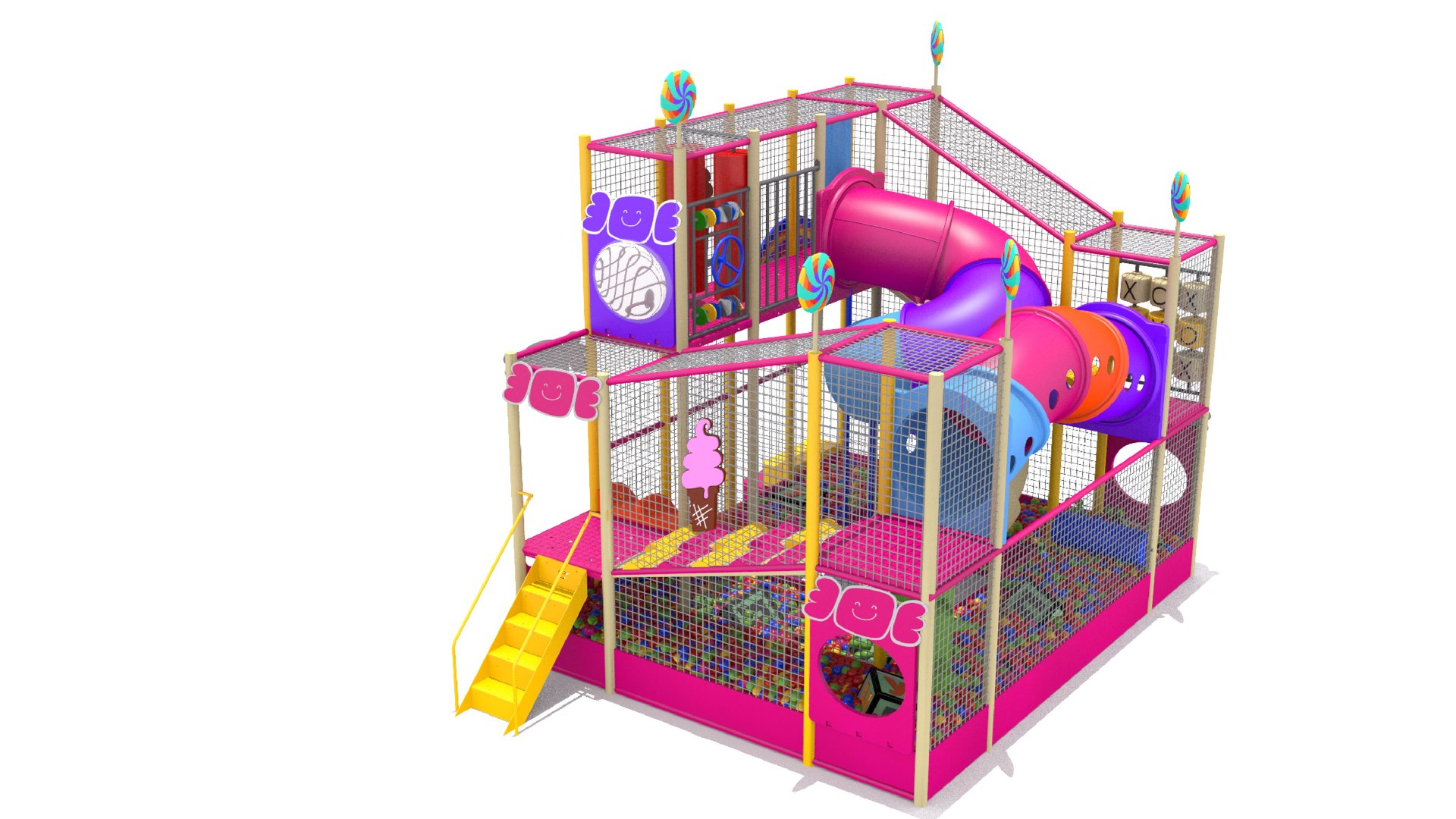 3D Indoor Playground Model - TurboSquid 1761379
