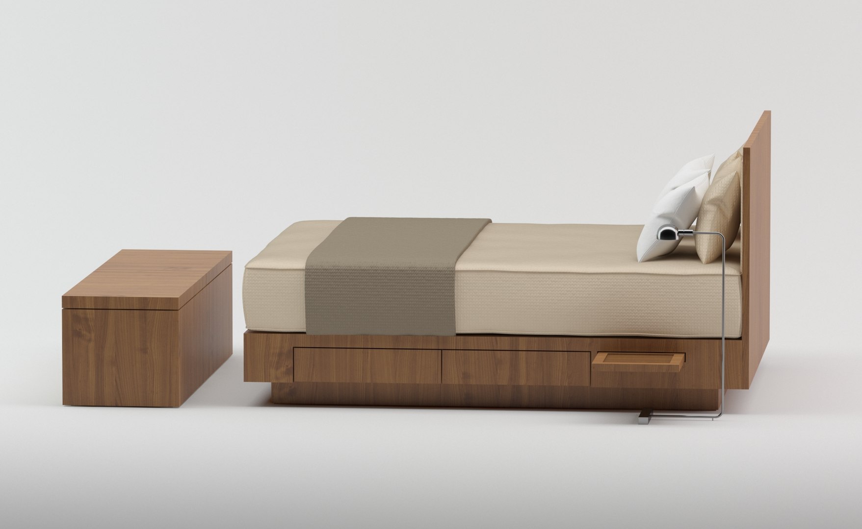 3D Dirk Lohan Bed Set - TurboSquid 2296583