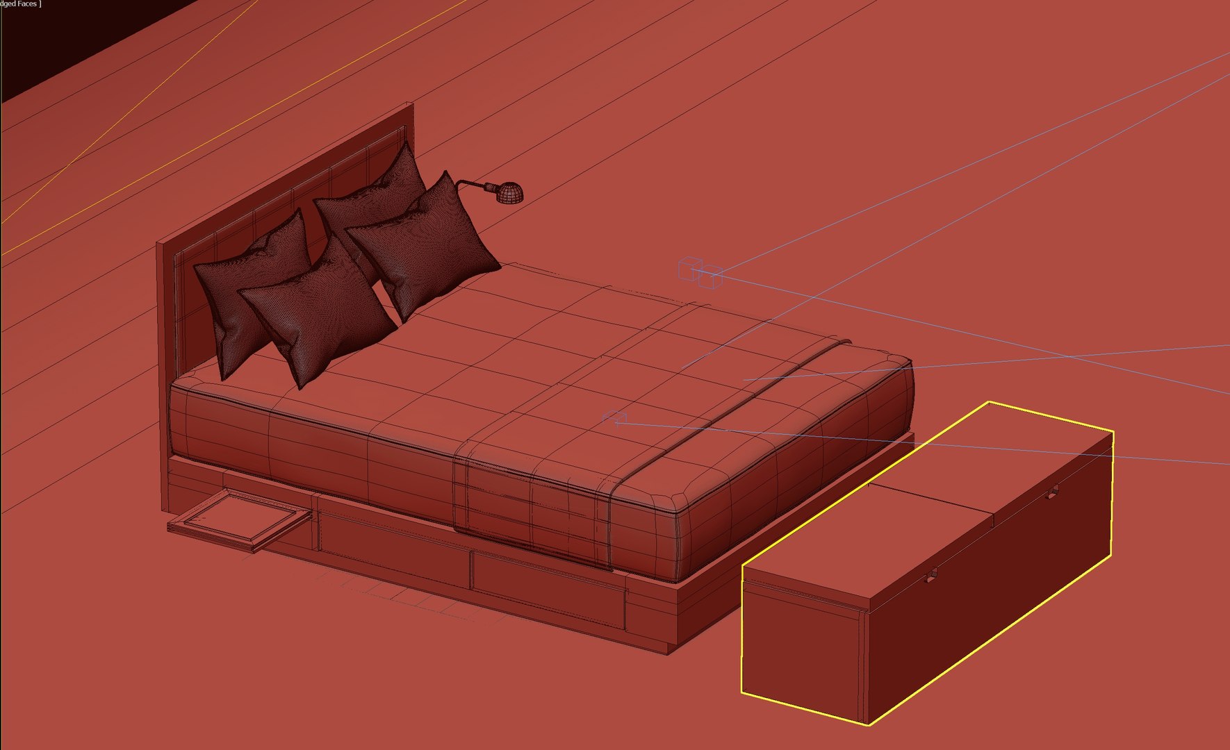 3D Dirk Lohan Bed Set - TurboSquid 2296583