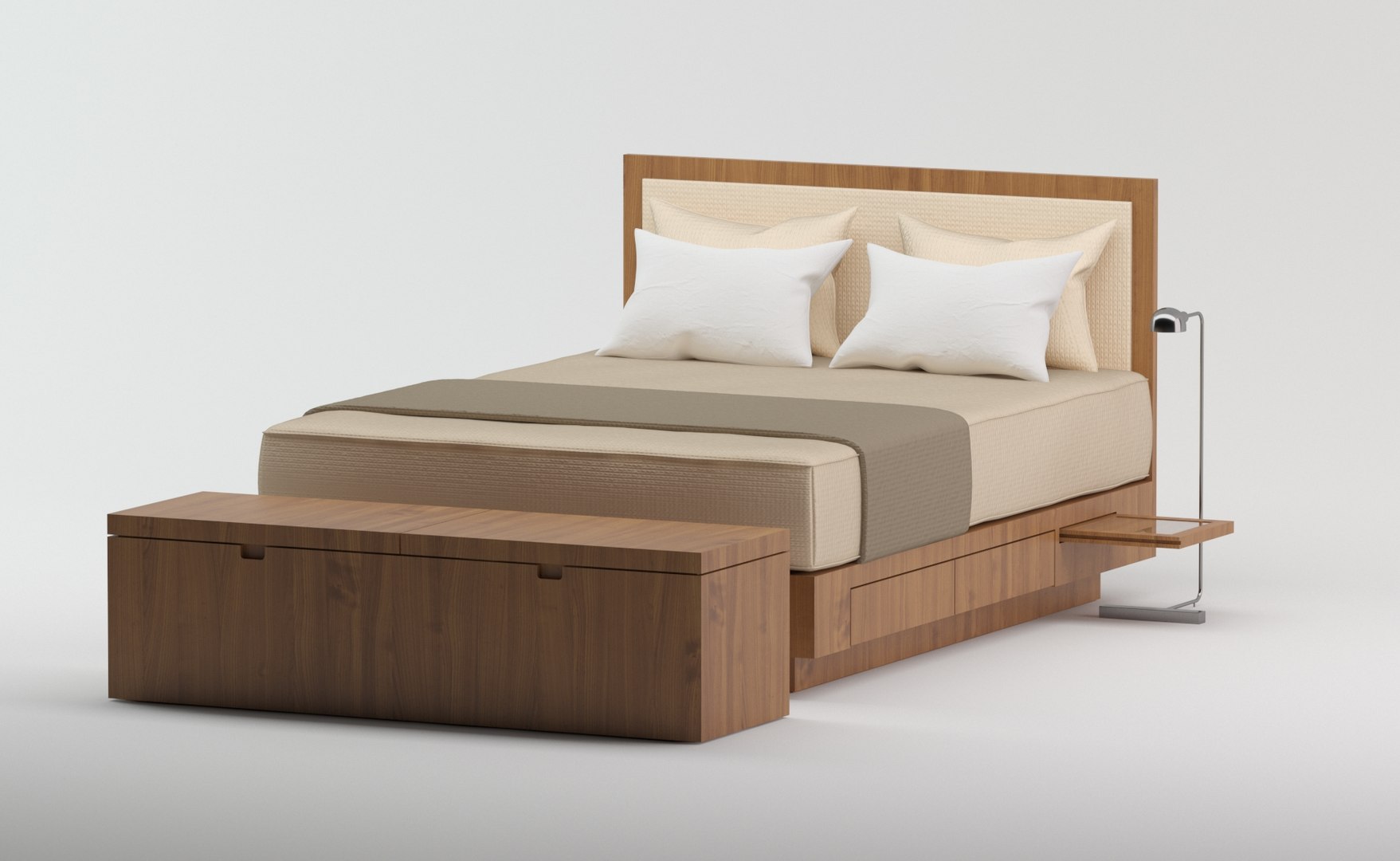 3D Dirk Lohan Bed Set - TurboSquid 2296583