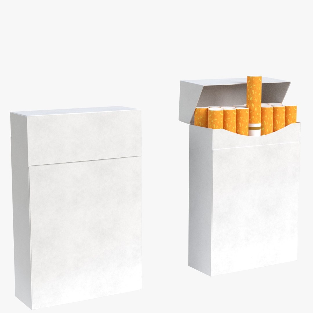 3D cigarette packs model - TurboSquid 1510952