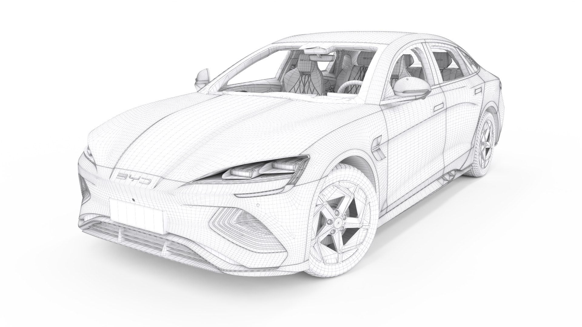 BYD seal 2022 3D - TurboSquid 2018734