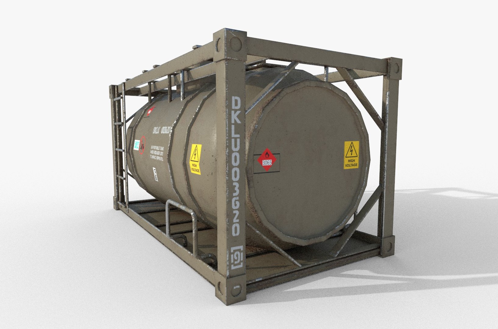 3D Model Tank Container - TurboSquid 1204191