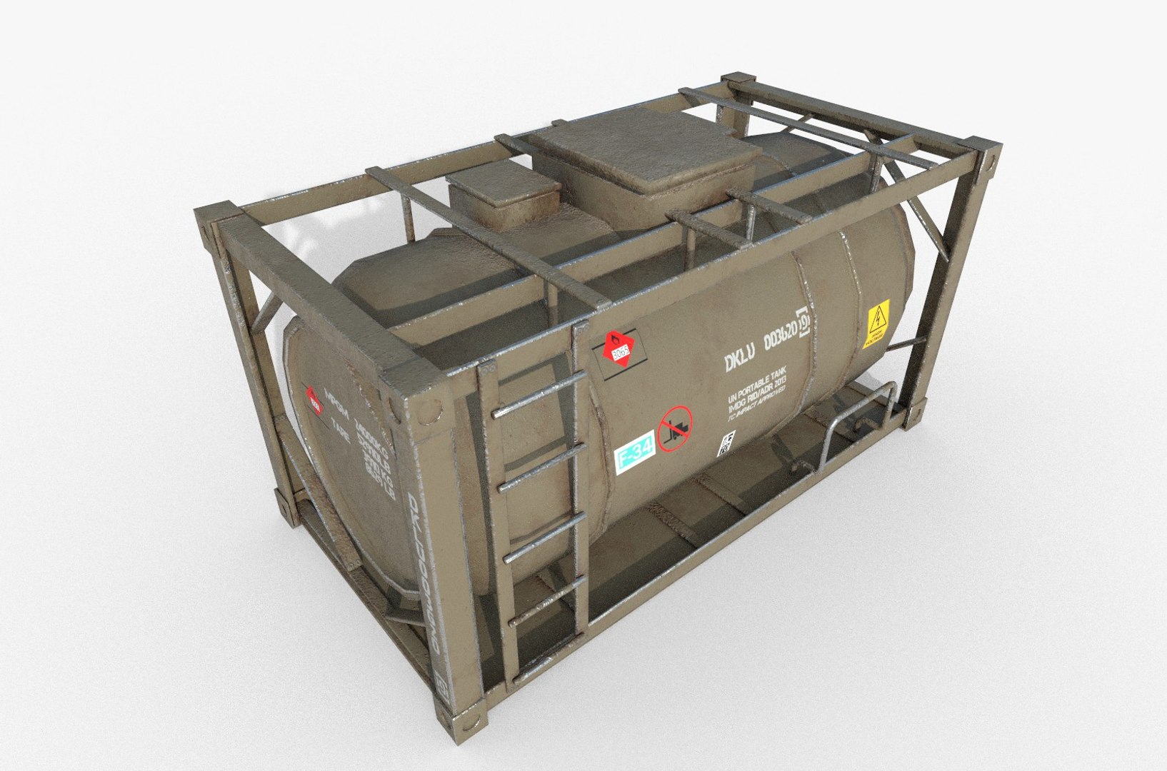 3D Model Tank Container - TurboSquid 1204191