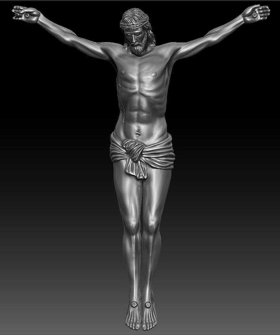 Jesus Cross 3D Model - TurboSquid 1655105