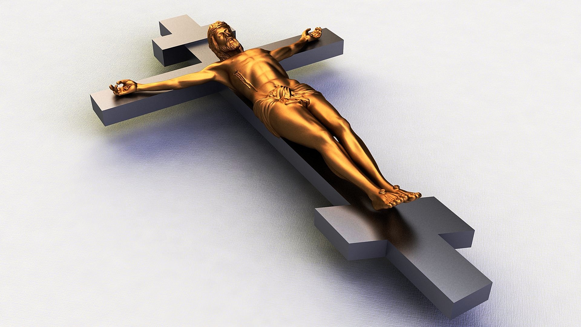 Jesus Cross 3D Model - TurboSquid 1655105