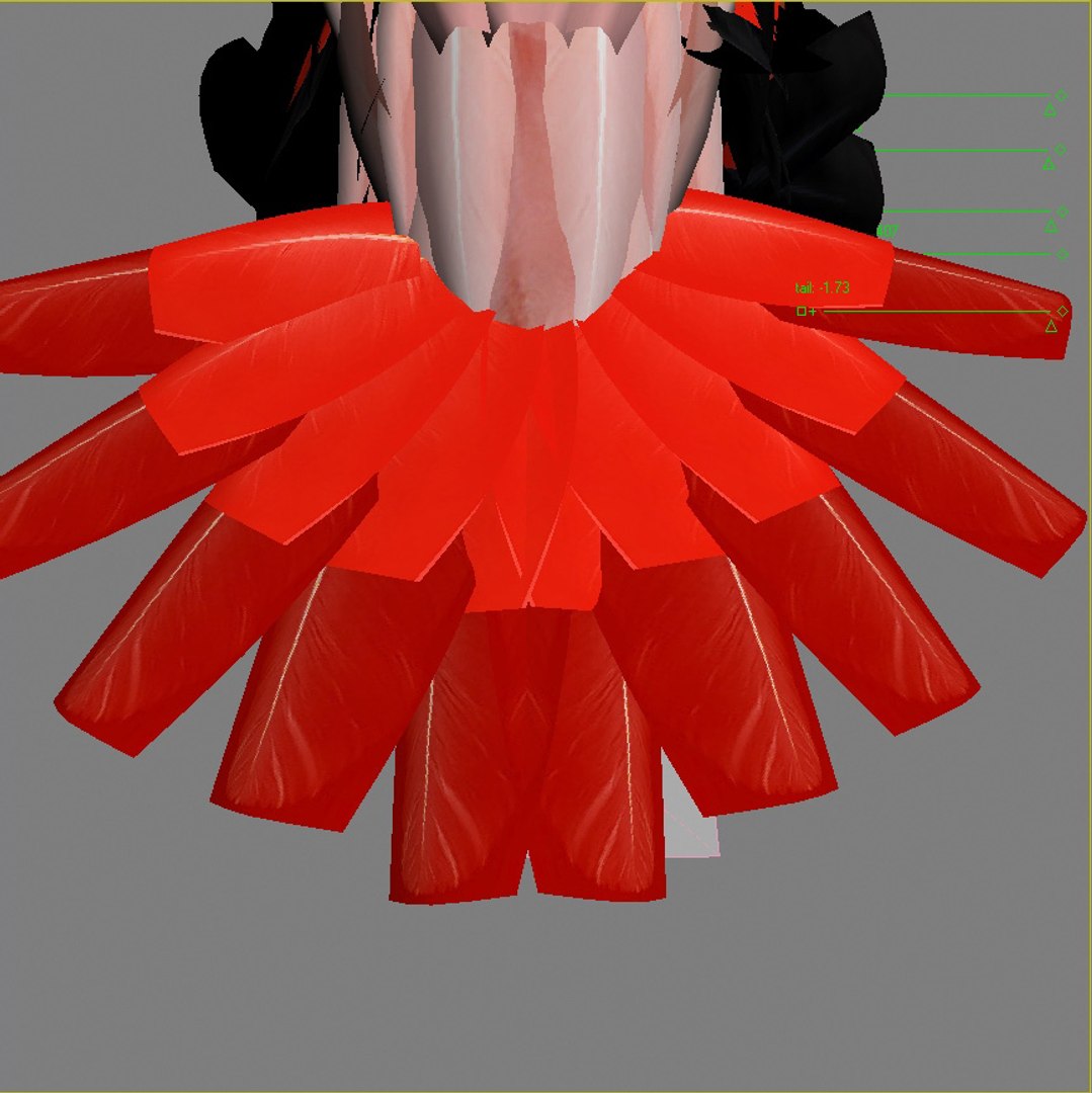 Flamingo Skinned Rigged 3d Model