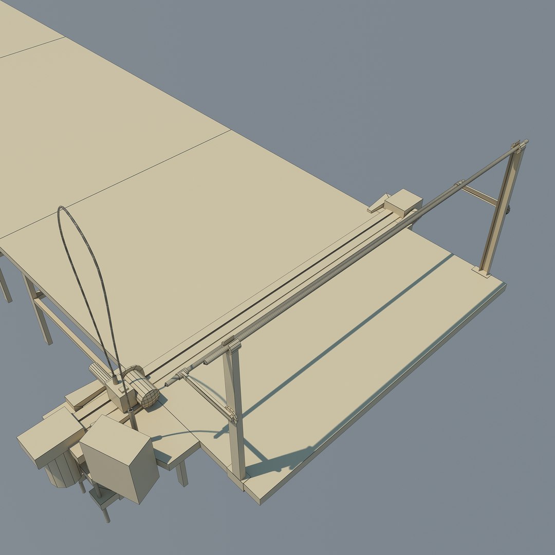 Industrial Table Cutting Fabrics 3D Model - TurboSquid 1316537