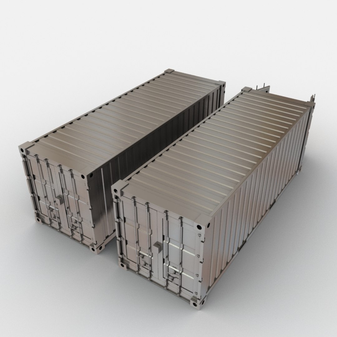 Shipping Container 3d Model