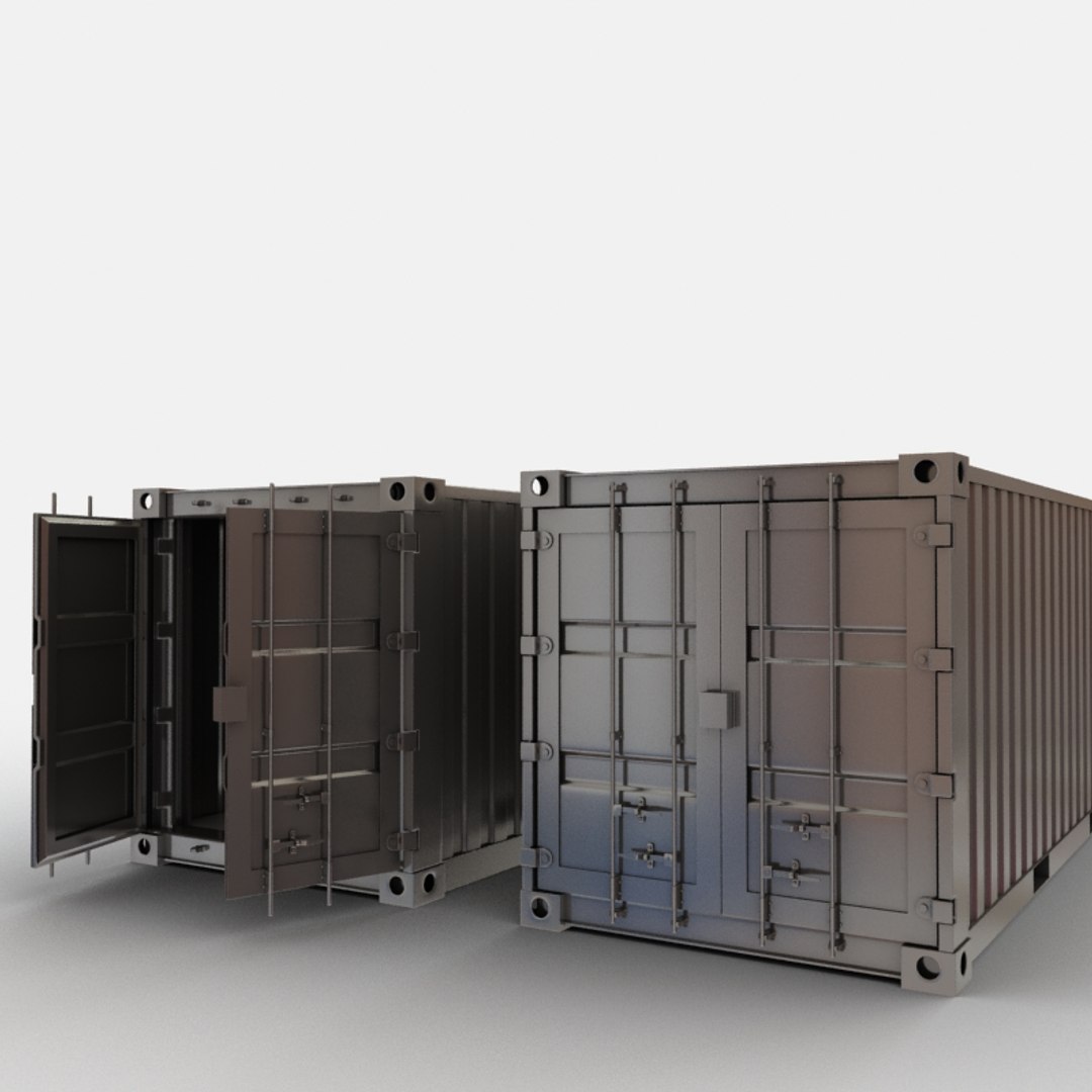 Shipping Container 3d Model