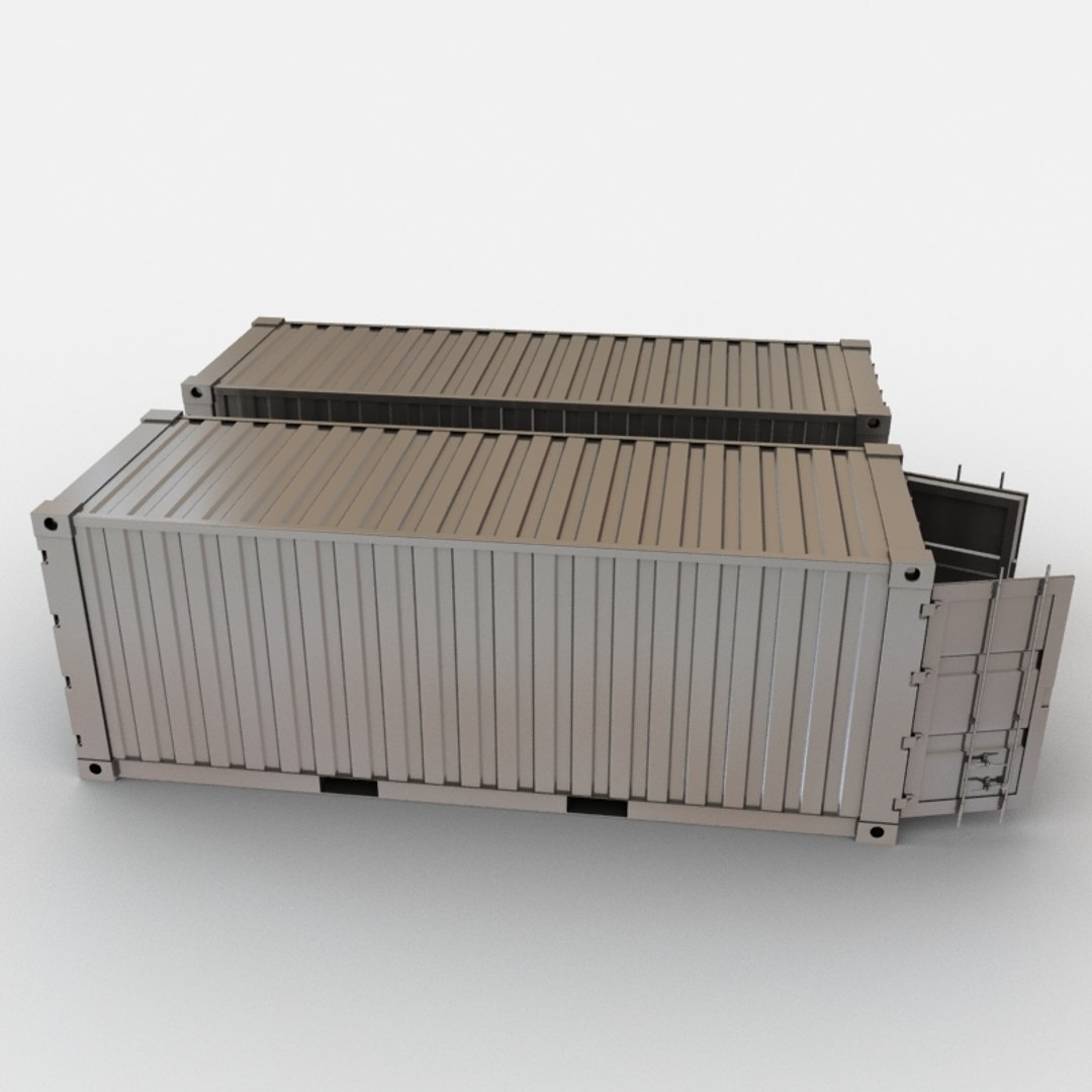 Shipping Container 3d Model