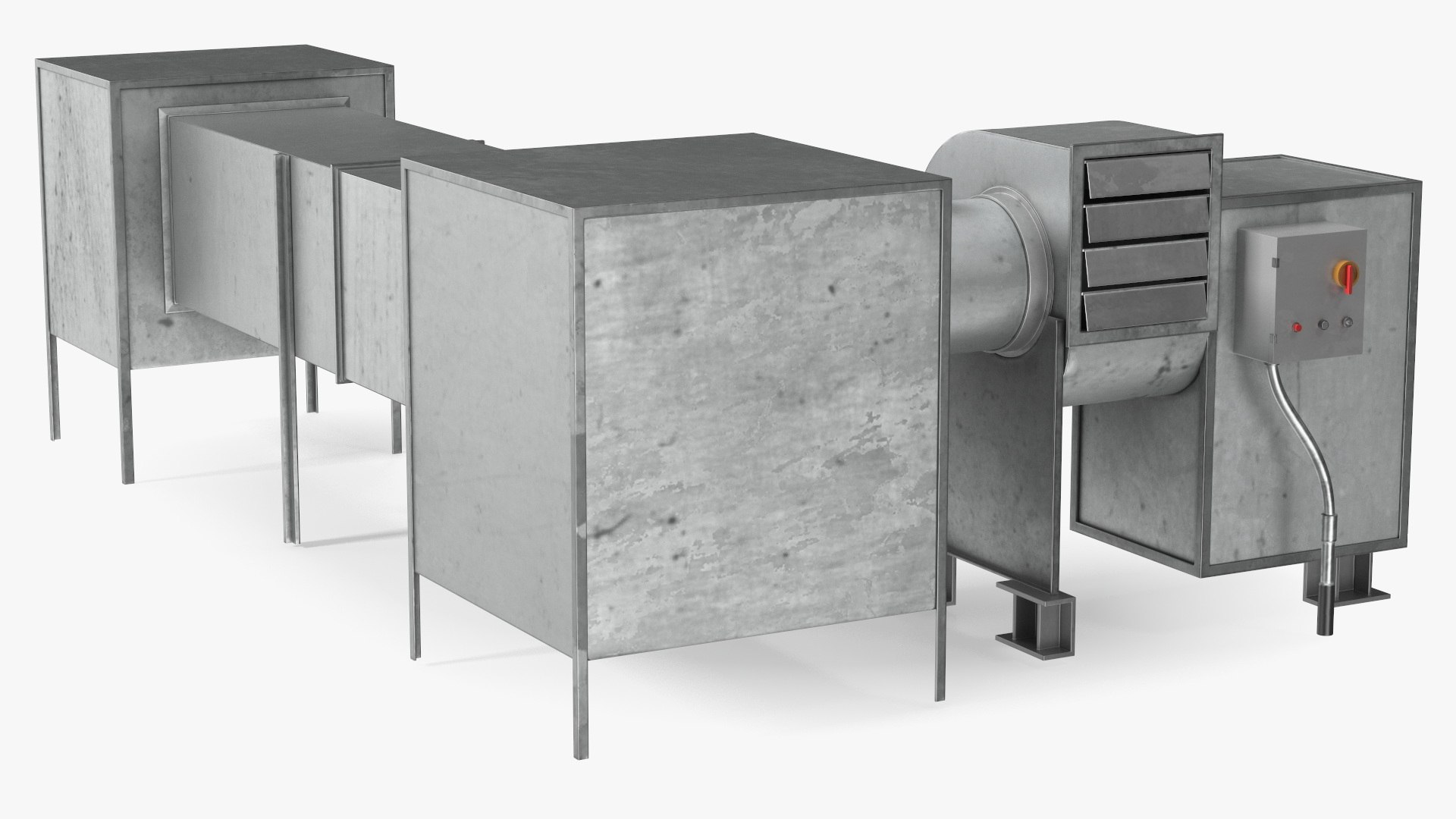 3D HVAC Duct System - TurboSquid 2329854