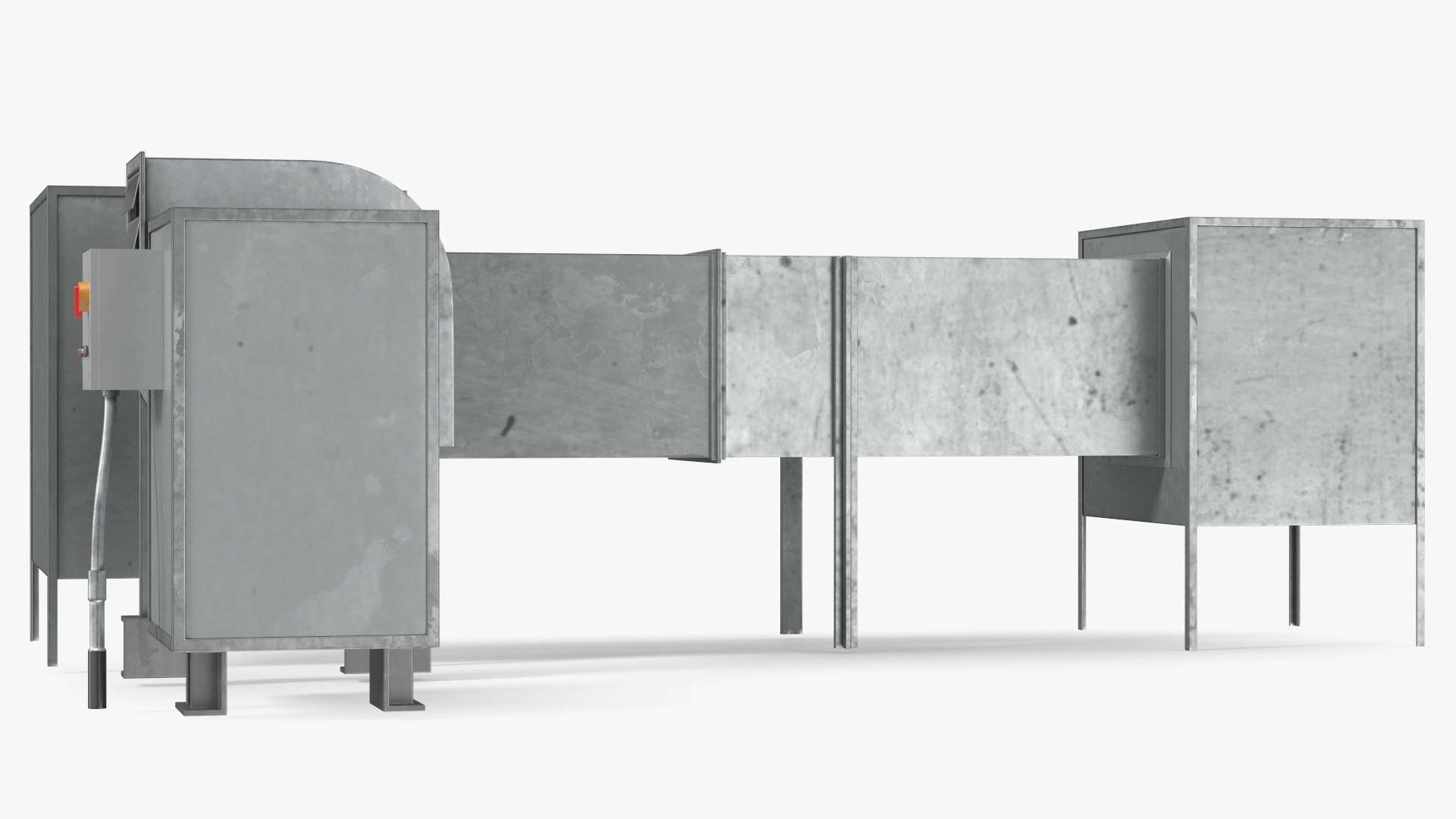 3D HVAC Duct System - TurboSquid 2329854