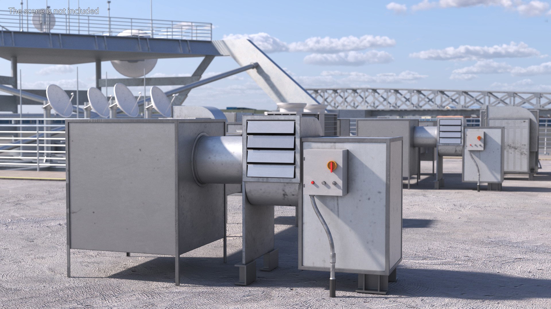 3D HVAC Duct System - TurboSquid 2329854