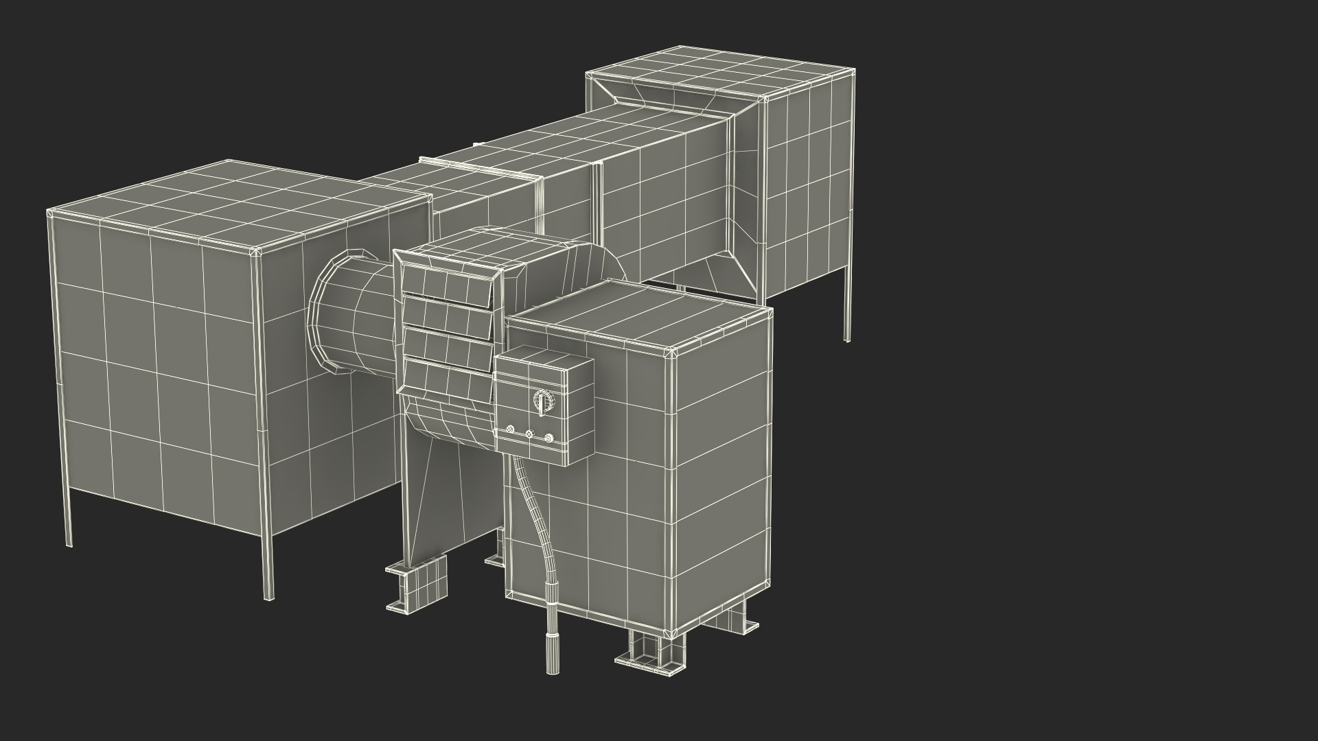 3D HVAC Duct System - TurboSquid 2329854