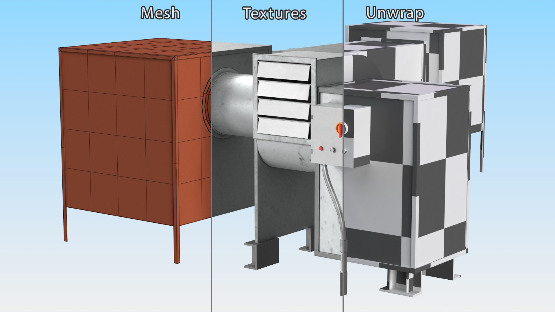 3D HVAC Duct System - TurboSquid 2329854