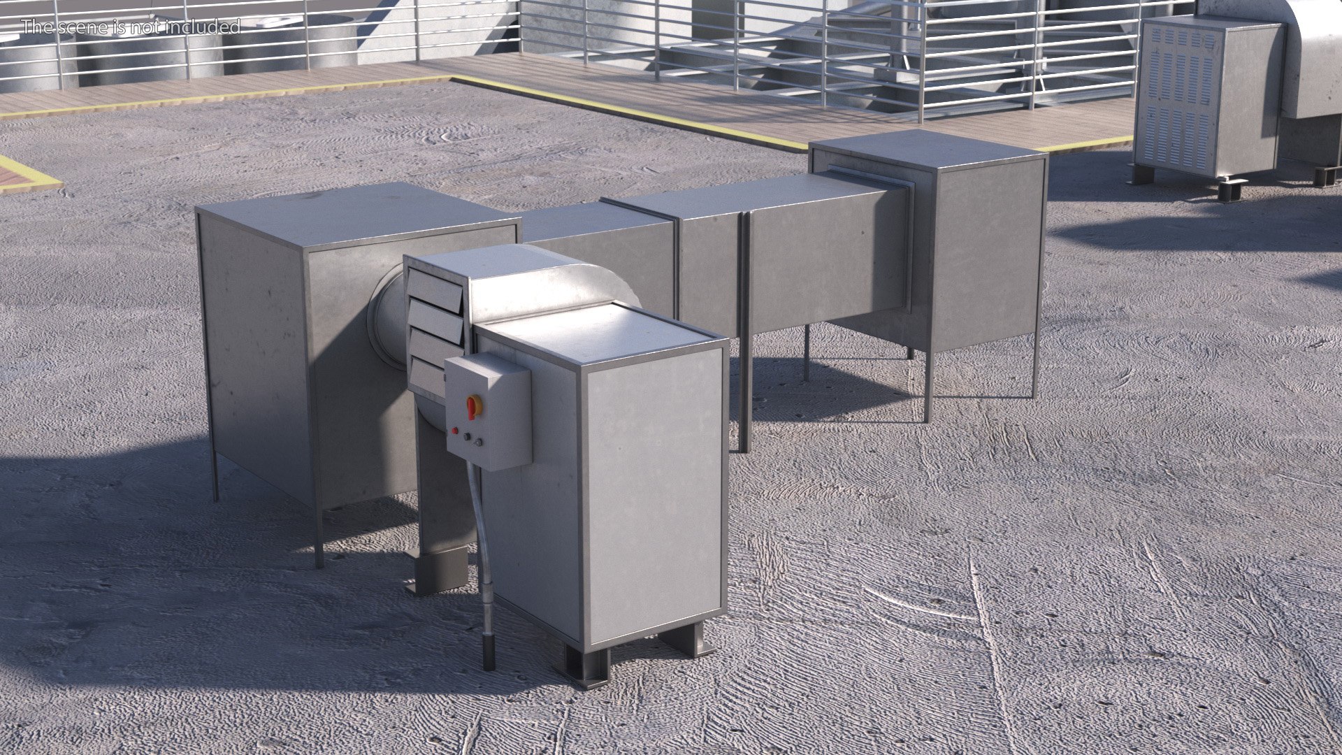 3D HVAC Duct System - TurboSquid 2329854