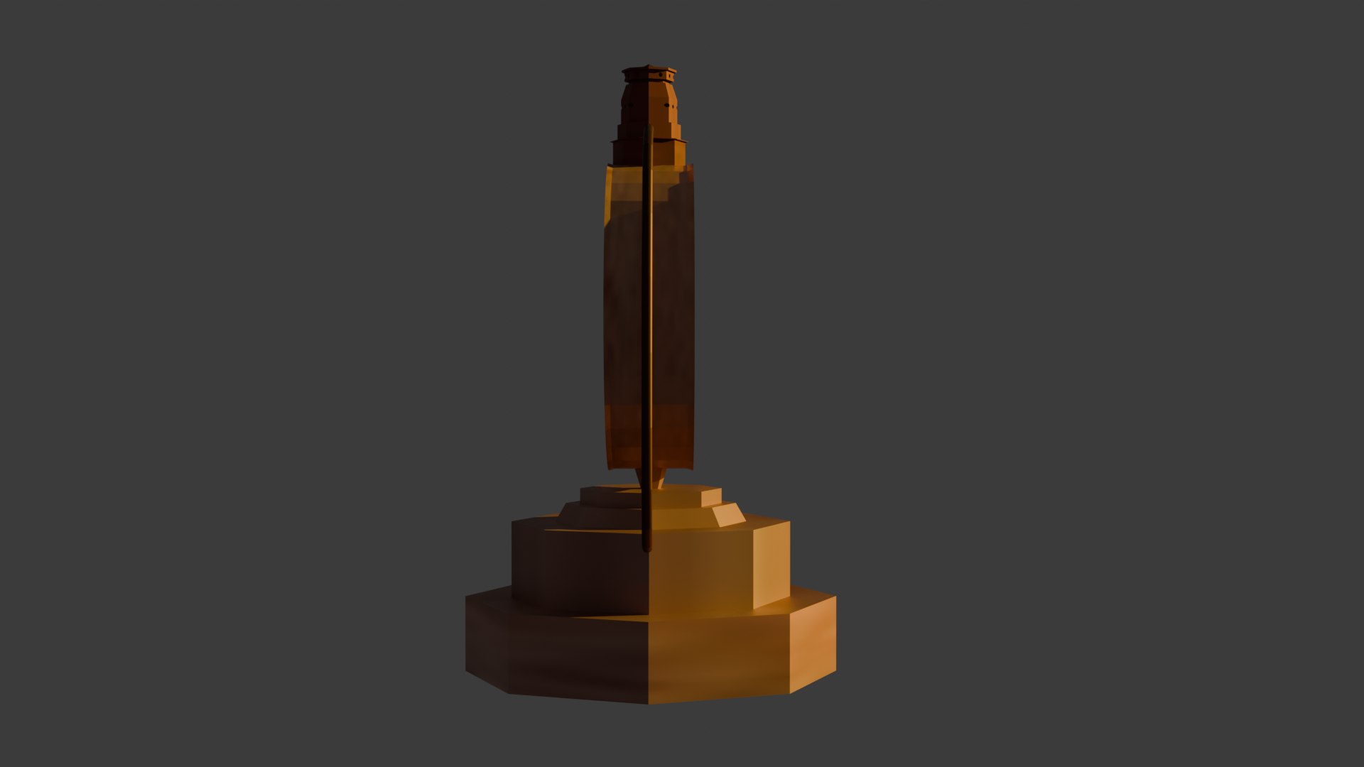 3D Old-Styled Low-Poly Clock - TurboSquid 2345054