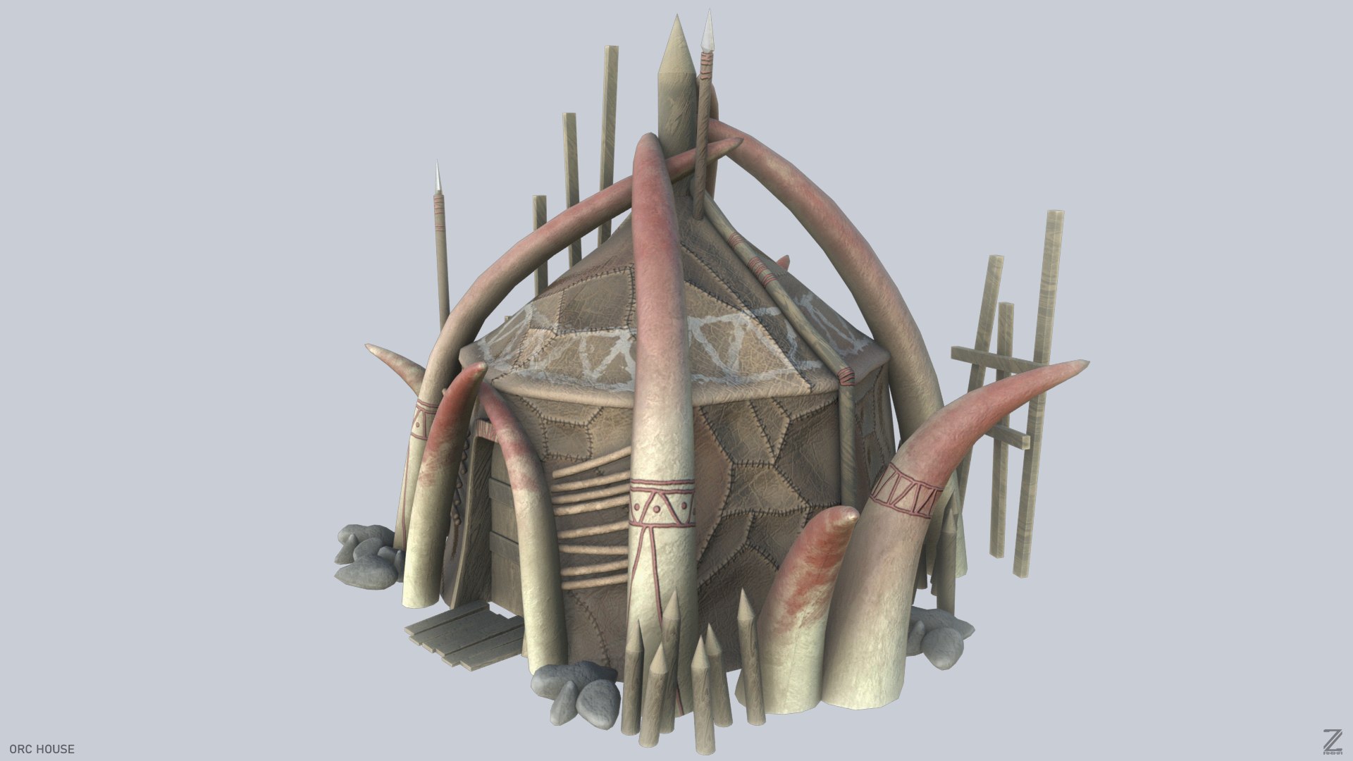 3D Orc House Model - TurboSquid 2240803