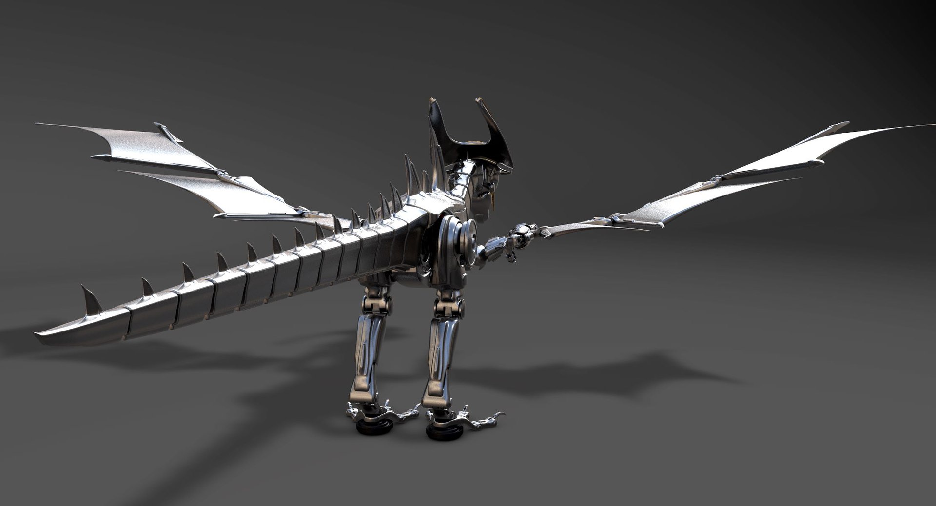 Robot dragon model - TurboSquid 1280056