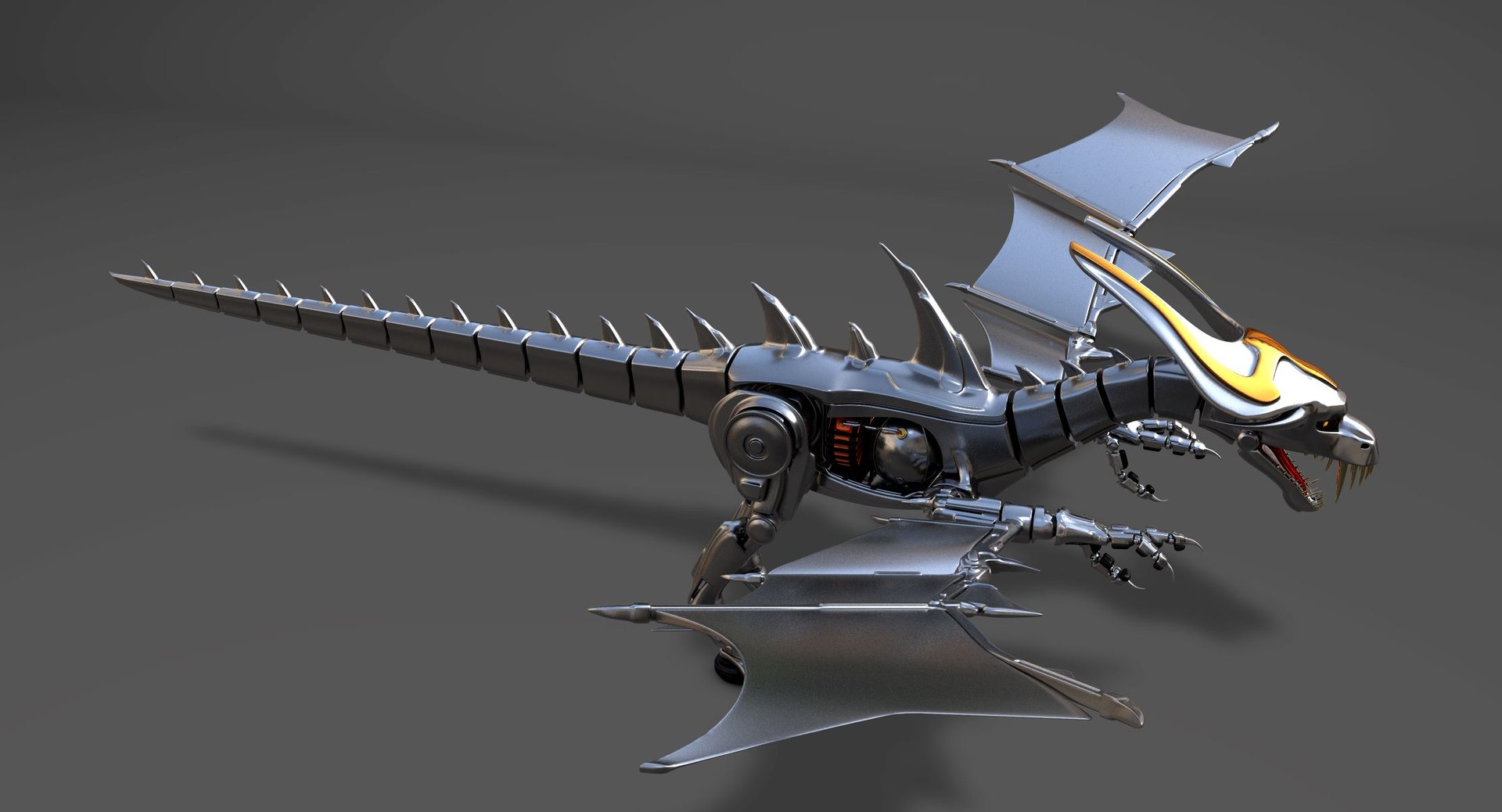 Robot dragon model - TurboSquid 1280056