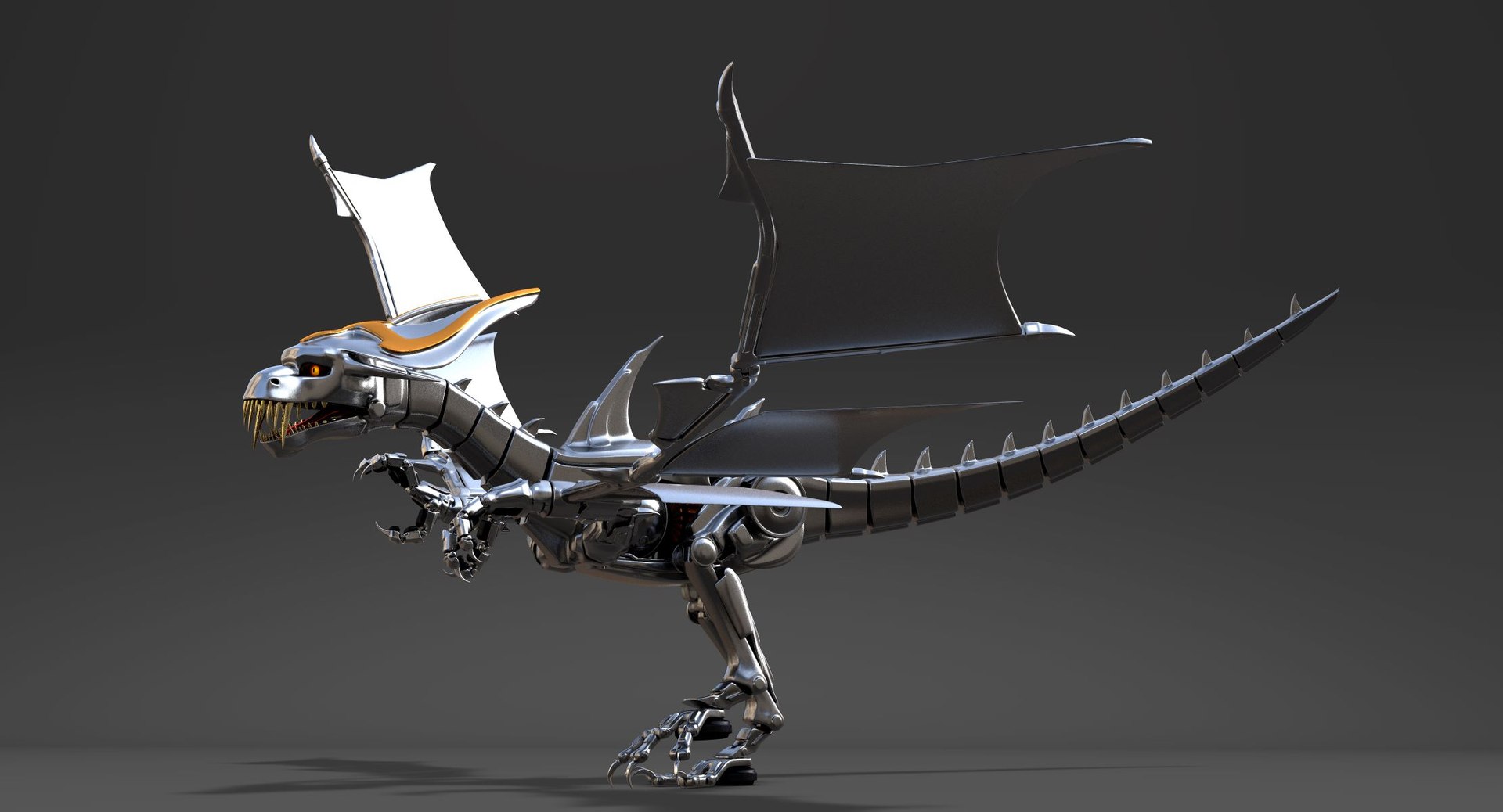 Robot dragon model - TurboSquid 1280056