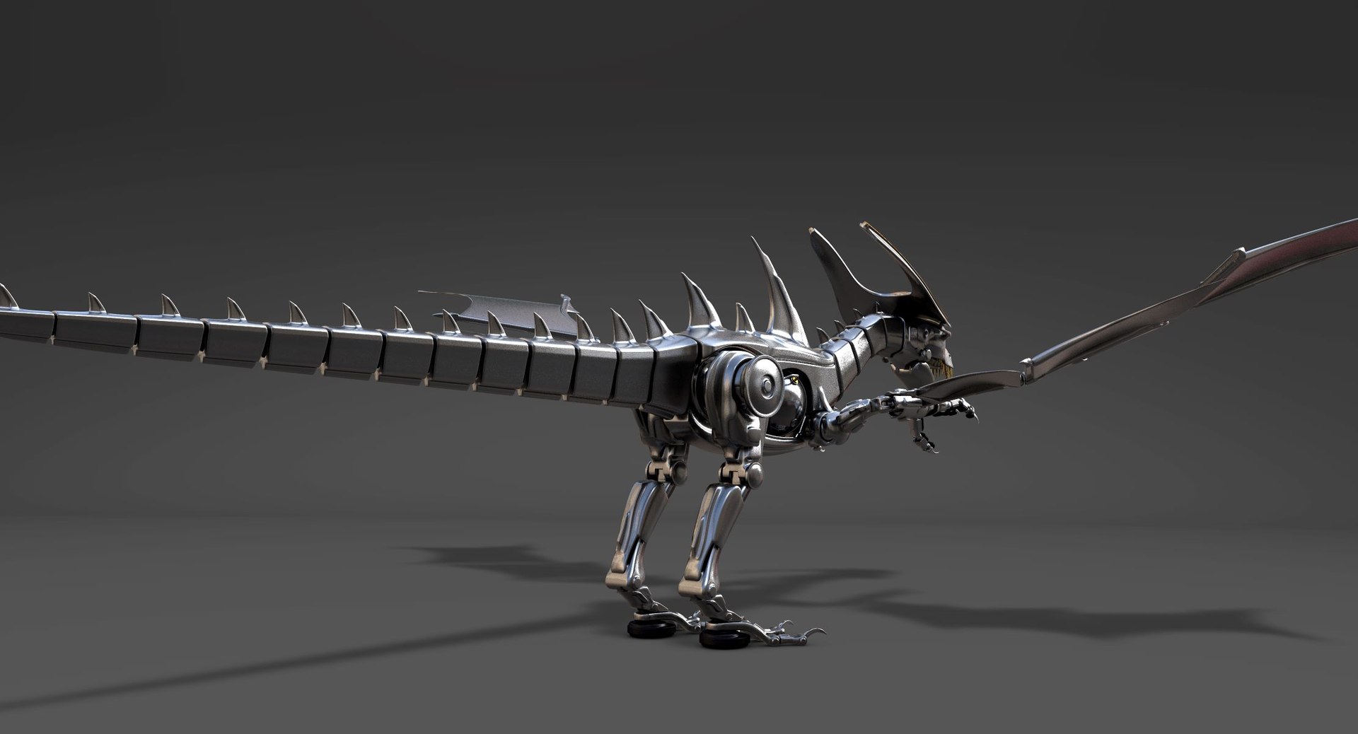 Robot dragon model - TurboSquid 1280056